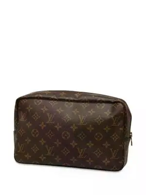 LOUIS VUITTON 1991 Monogram Trouse Toilete 28 Clutch Bag