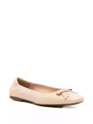 SERGIO MORETTI FIRENZE Bow Detail Ballet Flats
