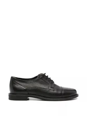 SERGIO MORETTI FIRENZE Perforated Detail Derby Shoes