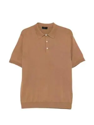 DONDUP Short-sleeve Knitted Polo Shirt