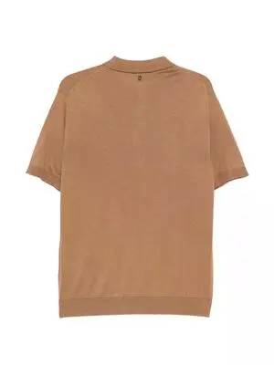 DONDUP Short-sleeve Knitted Polo Shirt