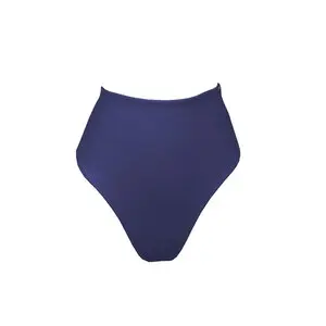 TERRA DEA Acapulco Reversible Bikini Briefs - White/blue