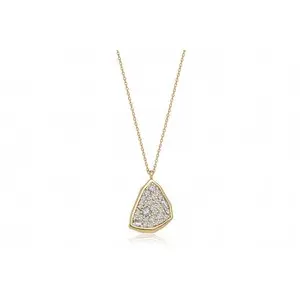 REIS JEWELLERY 14k Yellow Diamond Gravel Necklace - Gold