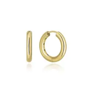 REIS JEWELLERY Chunky Hoop Earrings In Yellow - Gold