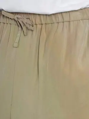 GRIFONI Beige Twill Drawstring Waist Shorts