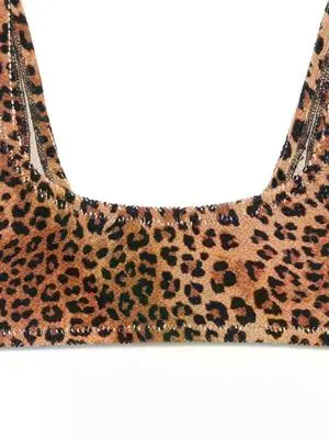 MC2 SAINT BARTH Naomi Leopard Print Bikini
