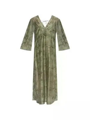 Munthe Boris Embroidered Maxi Dress