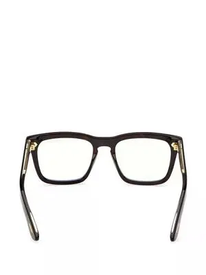 TOM FORD Tortoiseshell Rectangle Eyeglasses