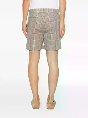 AMARANTO Plaid Pleated Shorts