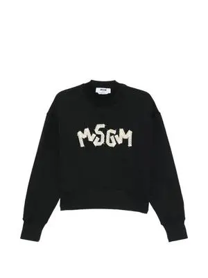 MSGM Lace Logo Sweatshirt