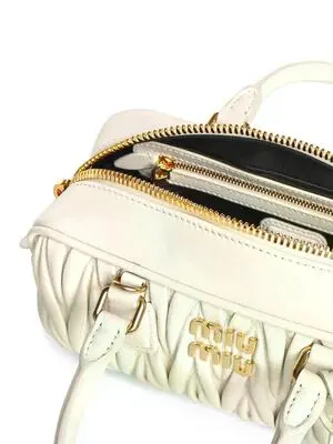 Miu Miu Arcadie Leather Shoulder Bag