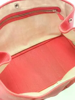 Hermès 2012 Garden Party Leather Tote Bag - Pink