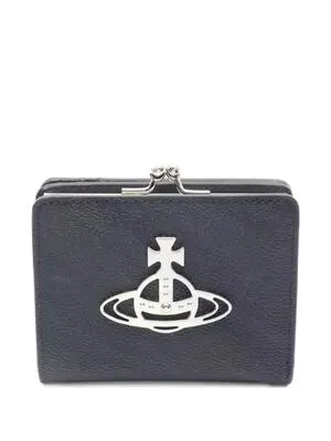 VIVIENNE WESTWOOD Annie Orb Bi-fold Wallet - Black
