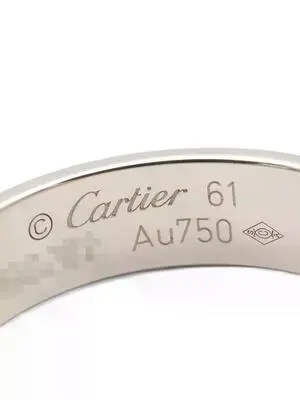 Cartier 18k White Gold Love Ring