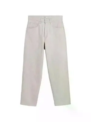 Auralee Faded Hard Twist Jeans - Grey