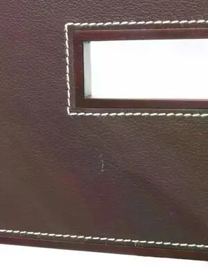 Hermès Pm Playard Leather-trim Tissue Case