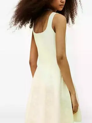 Ba&sh Cattana Ribbed-knit Flared Dress