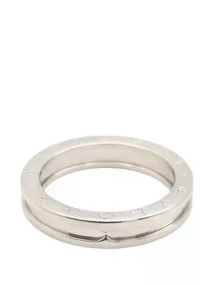 BVLGARI 2010 B.zero1 18k White Gold Ring - Silver