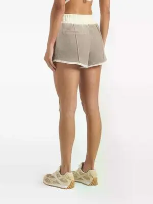 Manière De Voir Drawstring Shorts With Contrast Piping