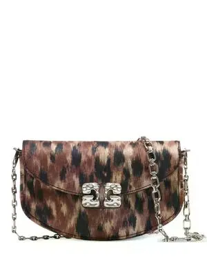 Ganni Silver Tone Cross Body Bags