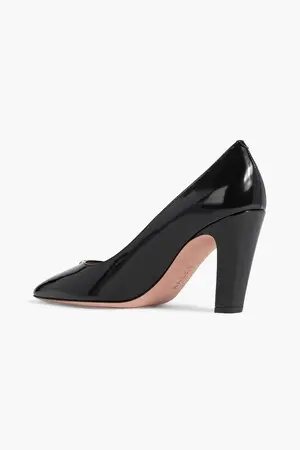Bally Patent Leather Pumps With Logo Embellishment