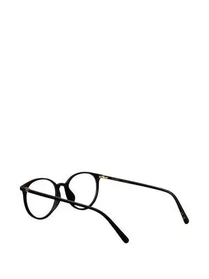Valentino Garavani Vlogo Round-frame Glasses - Black