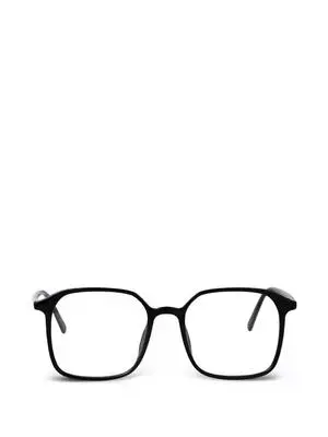 Valentino Garavani Vlogo Geometric-frame Eyeglasses - Black