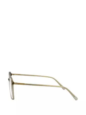 Valentino Garavani Geometric Frame Eyeglasses - Green