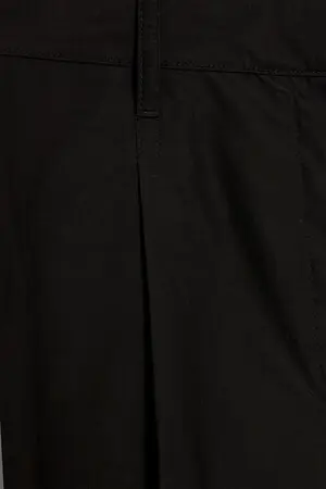 Theory Cropped Cotton-blend Straight-leg Pants