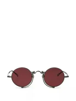 Matsuda Engraved Round-frame Sunglasses - Grey