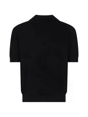 ROBERTO COLLINA Open-knit Short-sleeve T-shirt