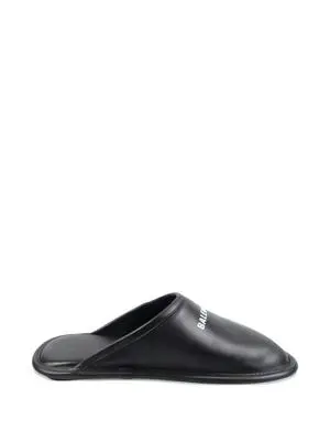 Balenciaga Logo Flat Mules