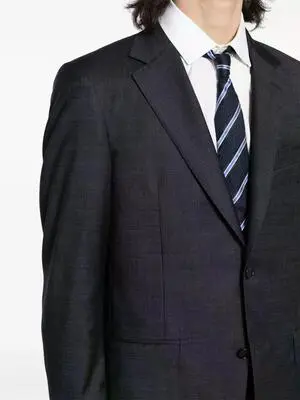 Canali Single-breasted Wool Suit - Blue