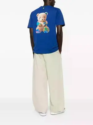 BARROW Bear-print Logo-print T-shirt
