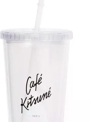 CAFÉ KITSUNÉ Straw Travel Mug