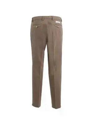 BRIGLIA 1949 Pleated Front Tapered Trousers