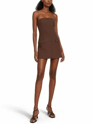 JEAN PAUL GAULTIER Pinstripe Mini Dress