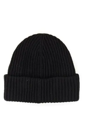 Black Ribbed Beanies