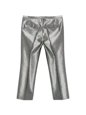 SAPIO Metallic Effect Pressed Crease Trousers