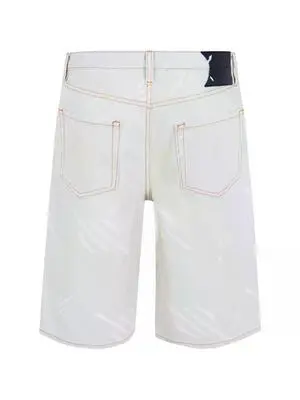 DAILY PAPER Logo Print Contrast Stitch Shorts