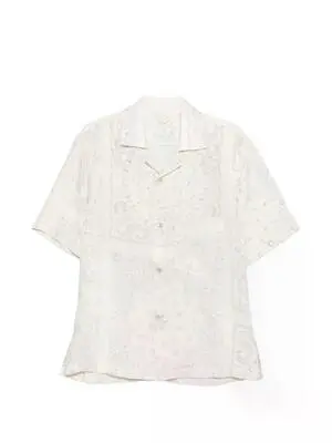 Eleventy Paisley Shirt - Neutrals