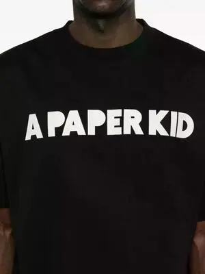 A PAPER KID Logo Print T-shirt