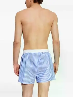 TOM FORD Vertical-stripe Boxer Shorts - Blue