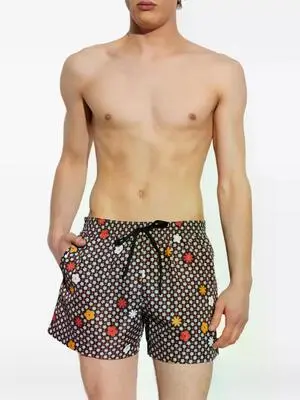 MAISON MARGIELA Floral Print Drawstring Swim Shorts
