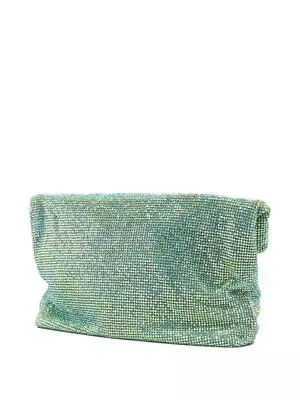 TWENTY FOURHAITCH Varadero Crystal Clutch Bag - Green