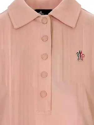 Moncler Logo-patch Cotton Polo Shirt
