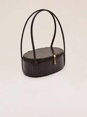 Alexis Constance Oval Top-handle Handbag