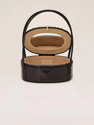 Alexis Constance Oval Top-handle Handbag