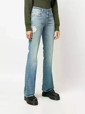 DIESEL® D-ebbey Flared Jeans - Blue