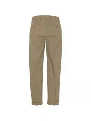 RE-HASH Pleated Turn-up Trousers